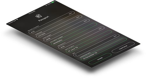 Machine Readable Zone Scanner